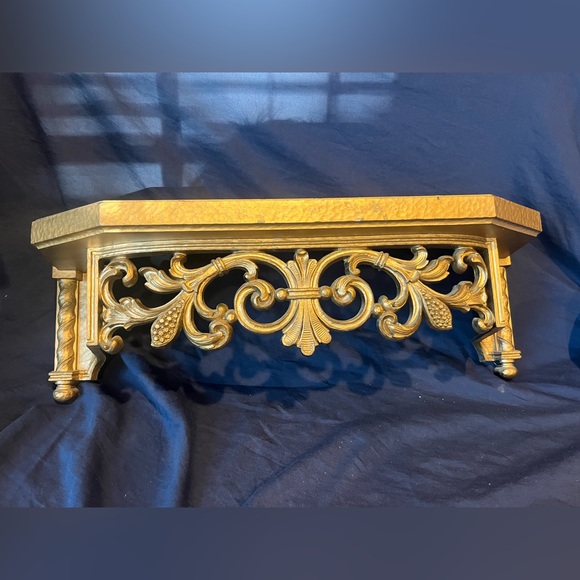 Accents | Vintage Homco Mid Century Hollywood Regency Wall Shelf | Poshmark